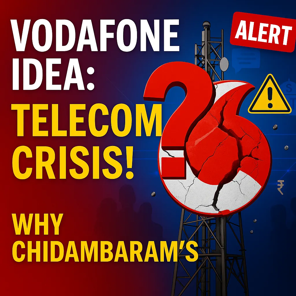 📉 Vodafone Idea’s Crisis: Why Chidambaram’s Foreign Takeover Pitch is a ...